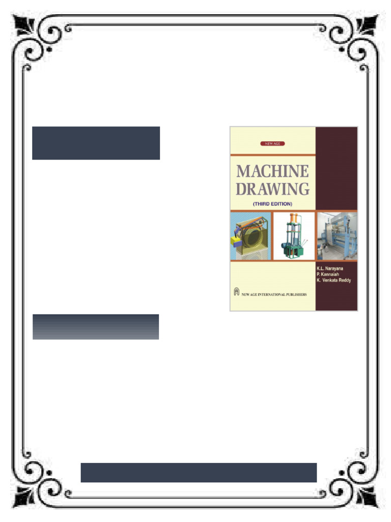 Machine Drawing 3rd Edition by Narayana, Kannaiah, Venketa Reddy ...
