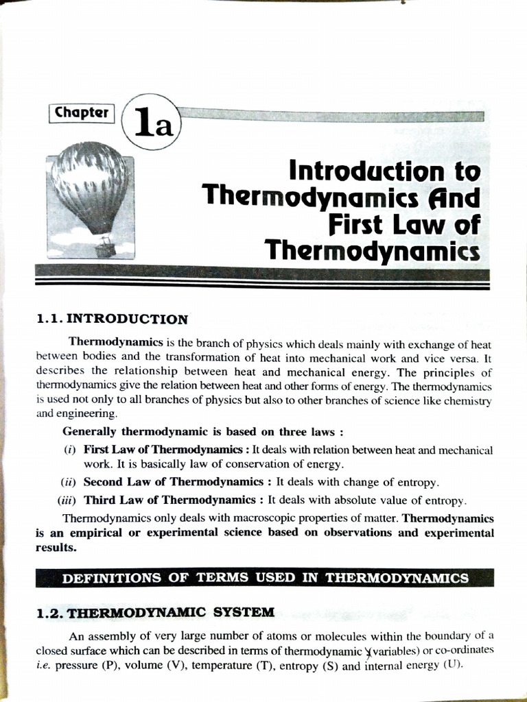 Introduction to Thermodynamics Basics | PDF | Thermodynamics | Heat