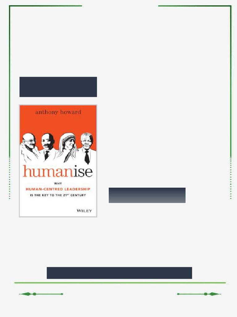 Humanise Why Human Centred Leadership Is The Key To The 21st Century ...