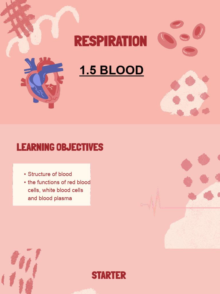 Functions and Structure of Blood Cells | PDF