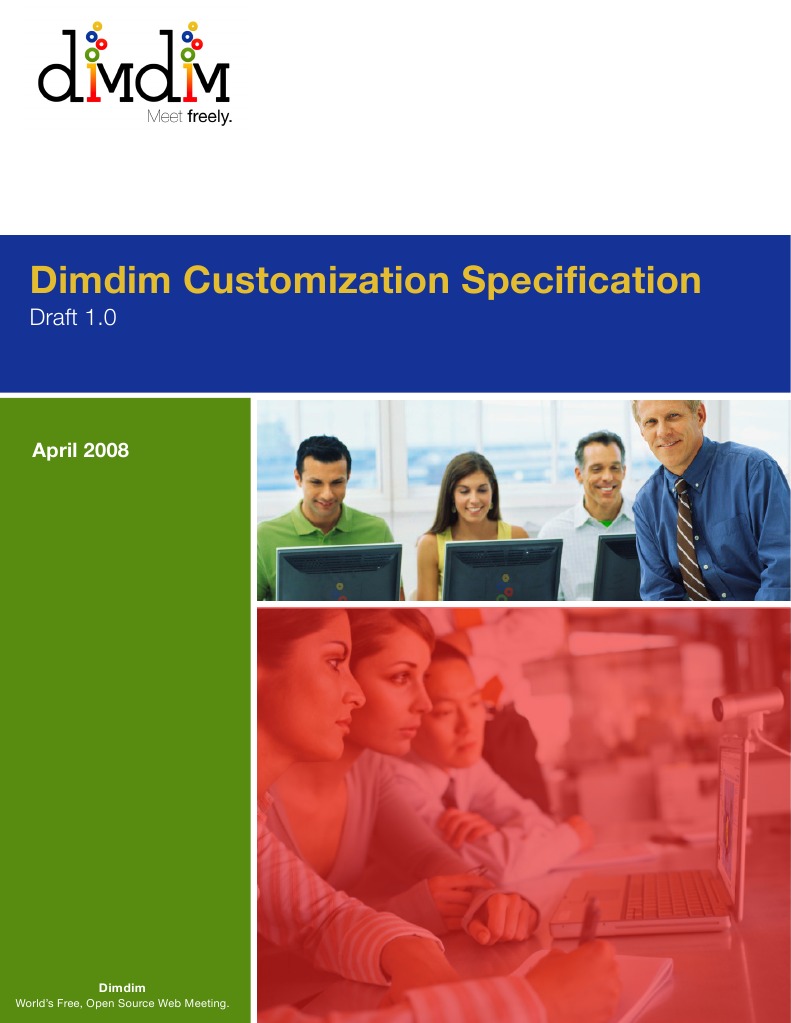 Dimdim Customization Guide | PDF | Web Conferencing | World Wide Web