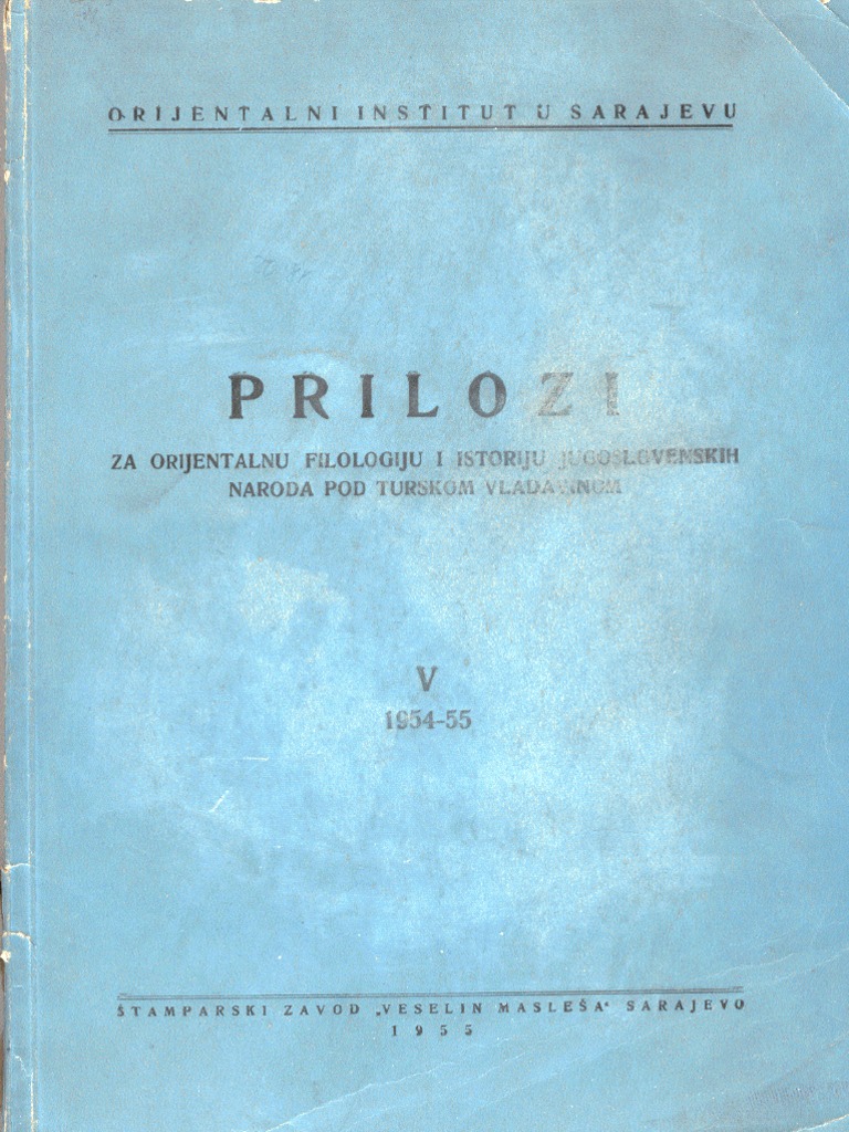 Nedim Filipovic - Odzakluk Timari U BiH | PDF