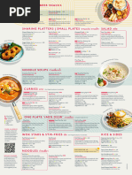 Camile Thai Menu and Nutritional Info | PDF | Thai Cuisine | Curry