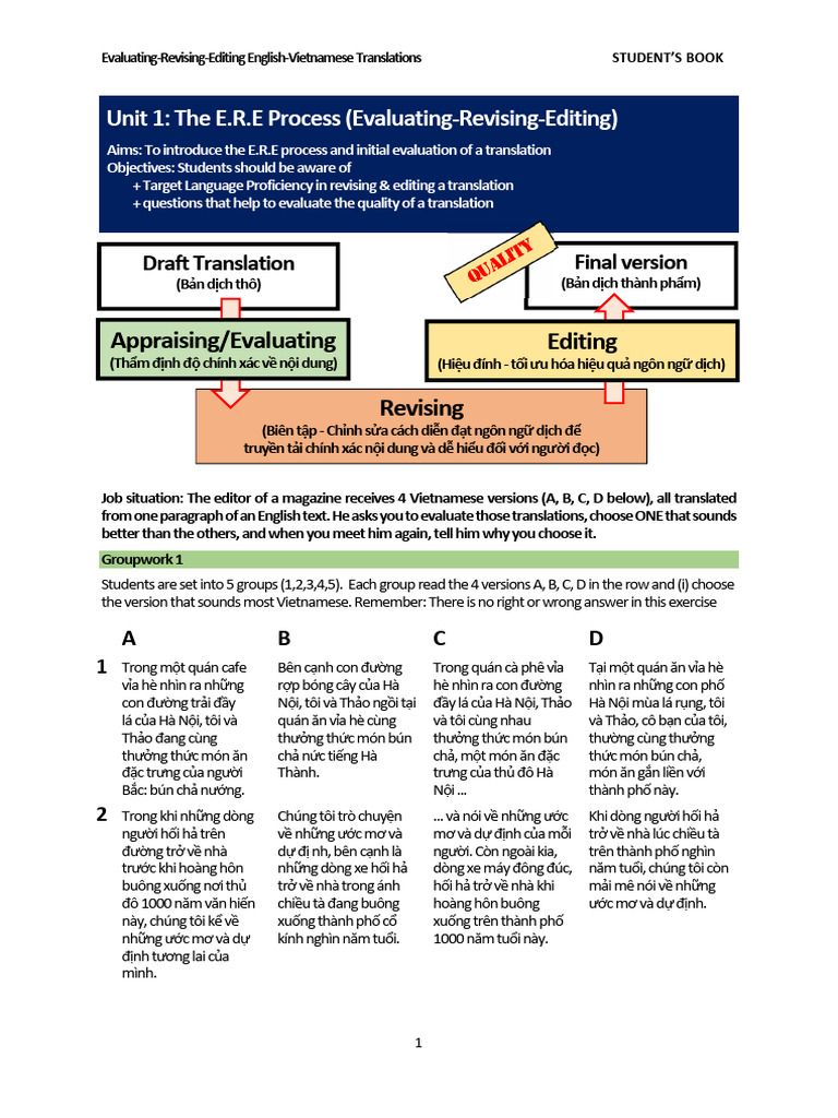 r&e Ver.03 - Student Book Bản Note | PDF