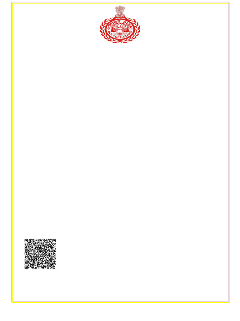 Haryana DOB/Age Certificate Details | PDF