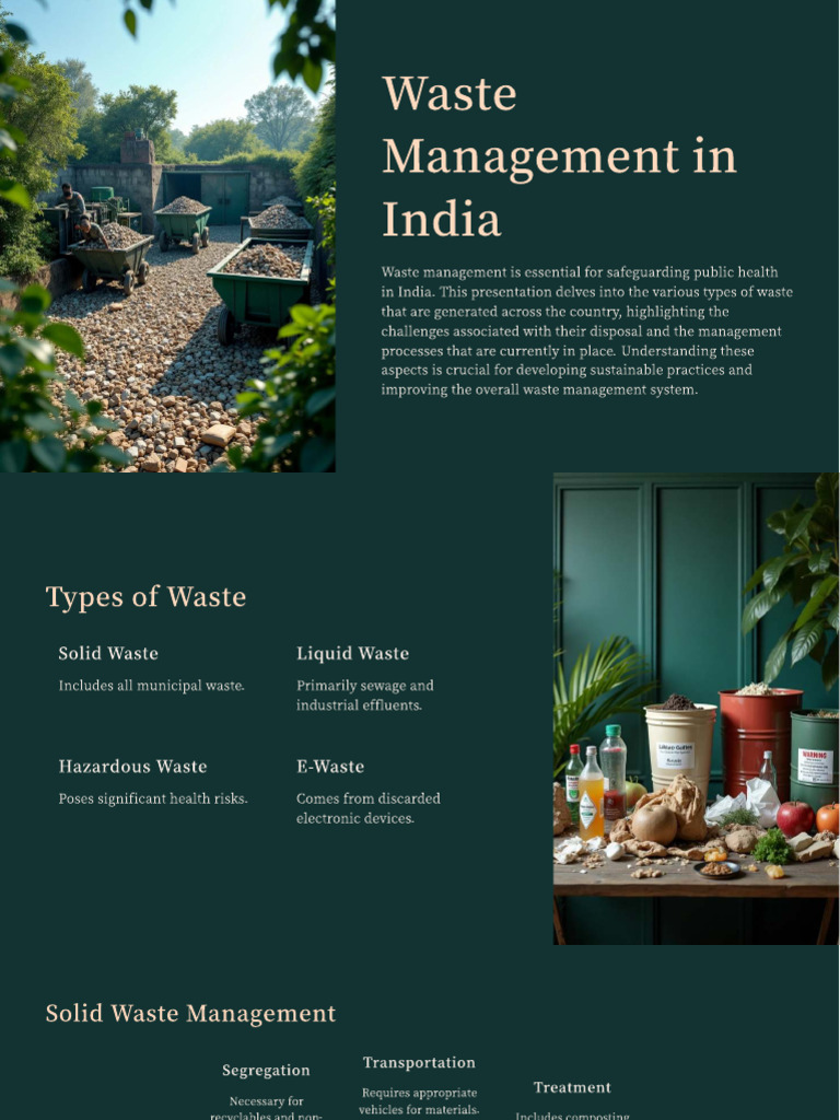 Waste Management in India | PDF | Waste Management | Waste