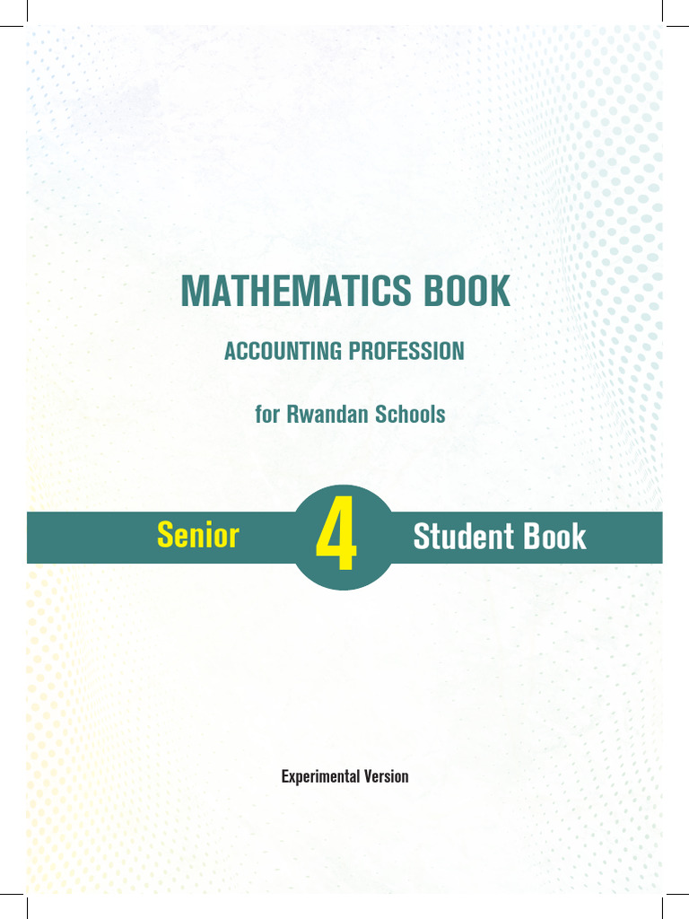 Senior 4 Mathematics for Accounting | PDF | Numbers | Rational Number