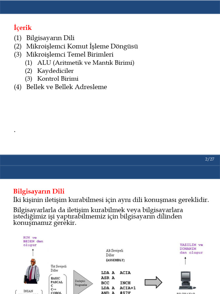 Komut Kümesi Mimarisi | PDF