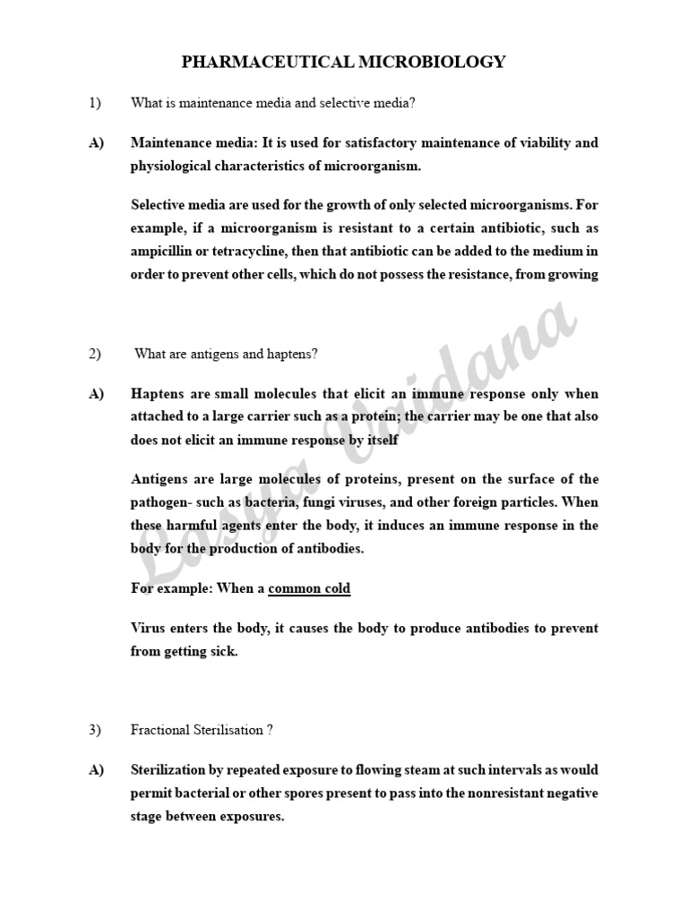 Key Concepts in Pharmaceutical Microbiology | PDF | Disinfectant ...