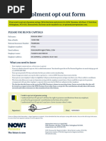 NHS Pension Opt-Out Form | PDF