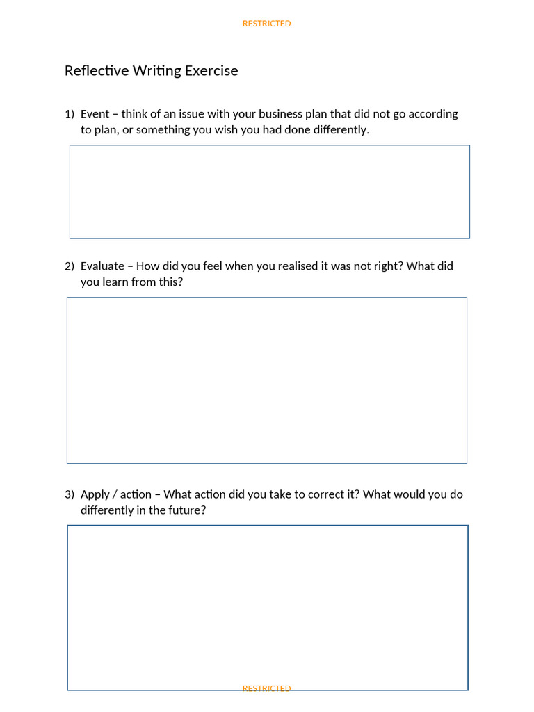 Week 11 Reflective Writing Exercise | PDF