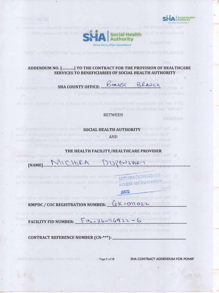 Michira Disp | PDF