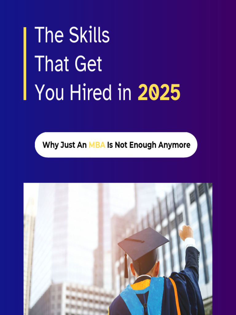4 Job Ready Skills You Need in 2025 | PDF