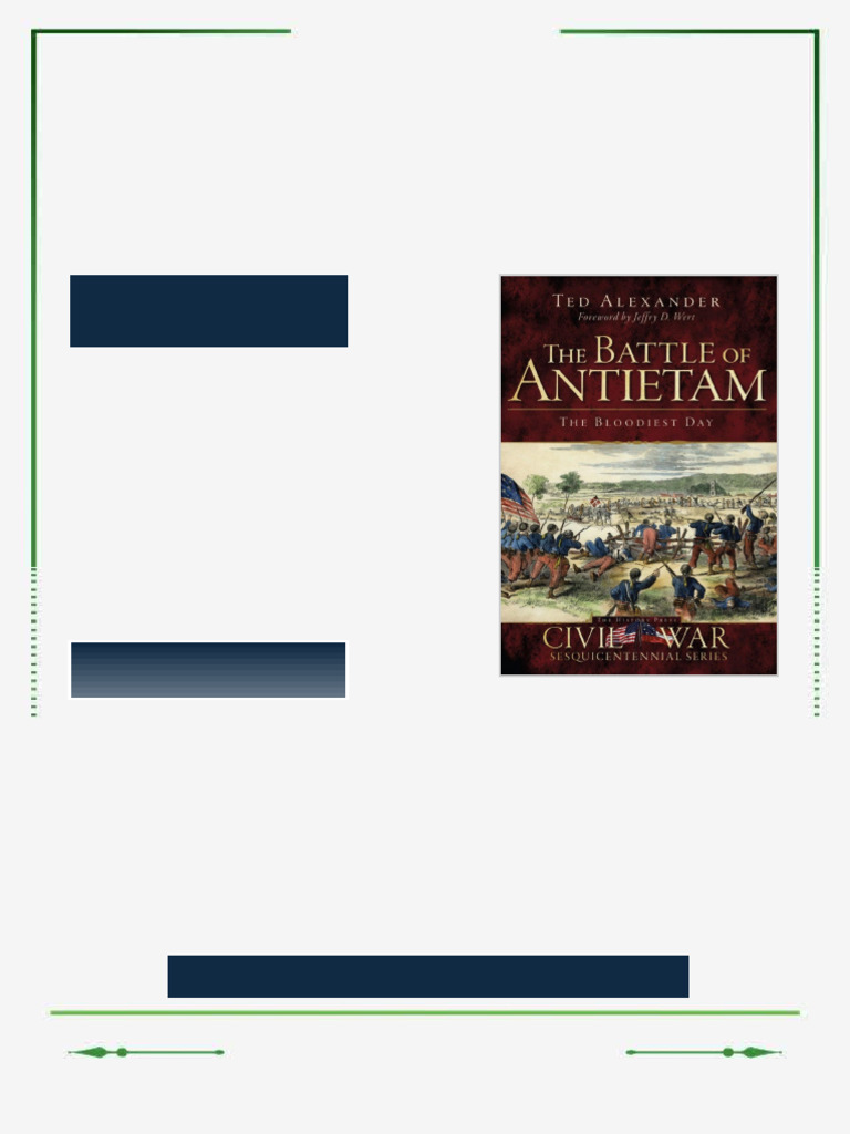 The Battle of Antietam The Bloodiest Day 1st Edition Ted Alexander ...