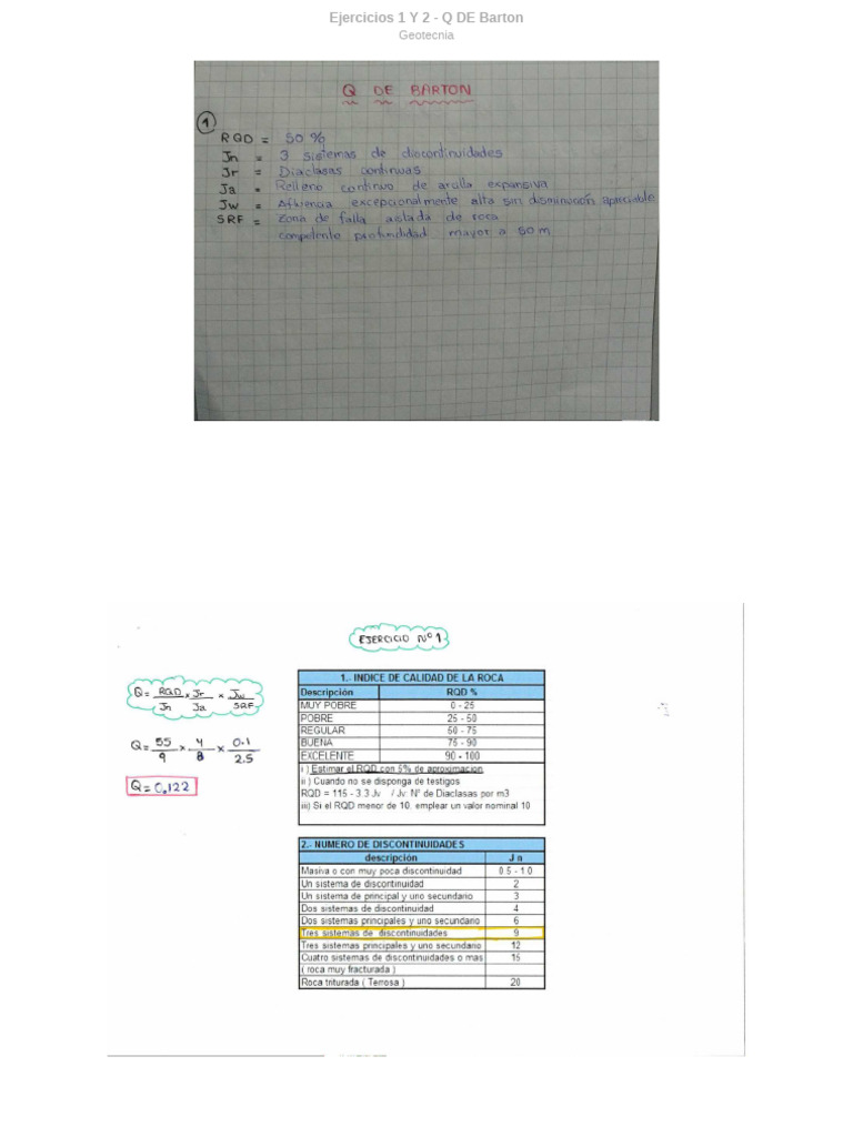 Ejercicios 1 y 2 Q de Barton - Compress | PDF