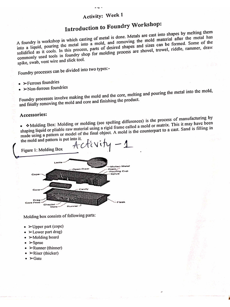 Manufacturing Process Activity 10-Oct-2024 3.45 PM | PDF
