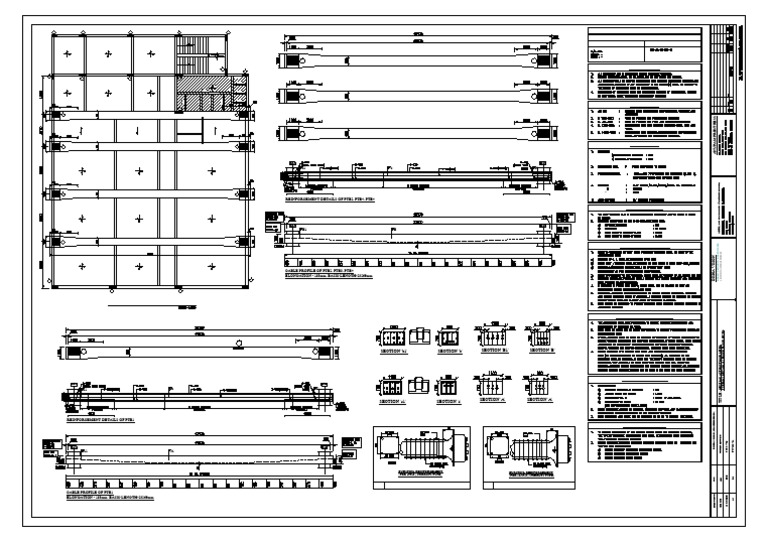 PT Beam Reinforcement Details for Sikchi | PDF