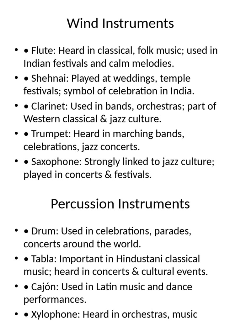Instruments With Culture Info | PDF