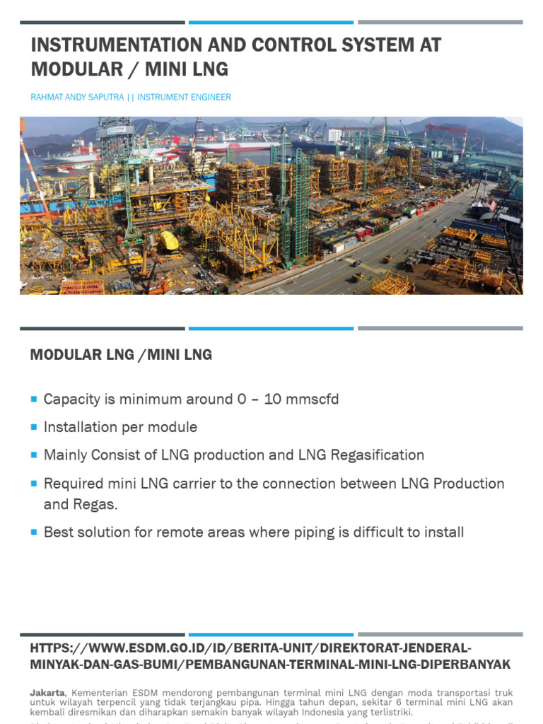 Instrument and Control System-Modular LNG | PDF | Liquefied Natural Gas ...