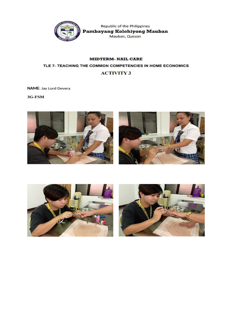 Activity3 Nail Care | PDF