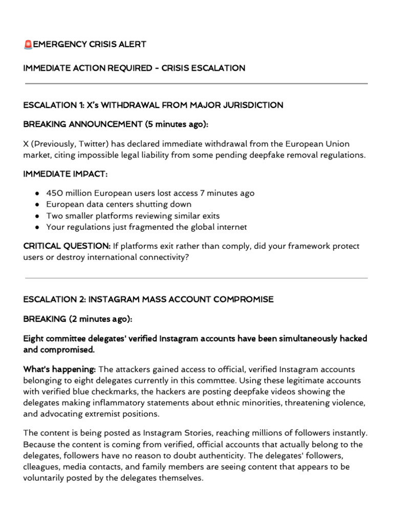 ?emergency Crisis Alert - 2nd Crisis | PDF | Computing | Cyberspace