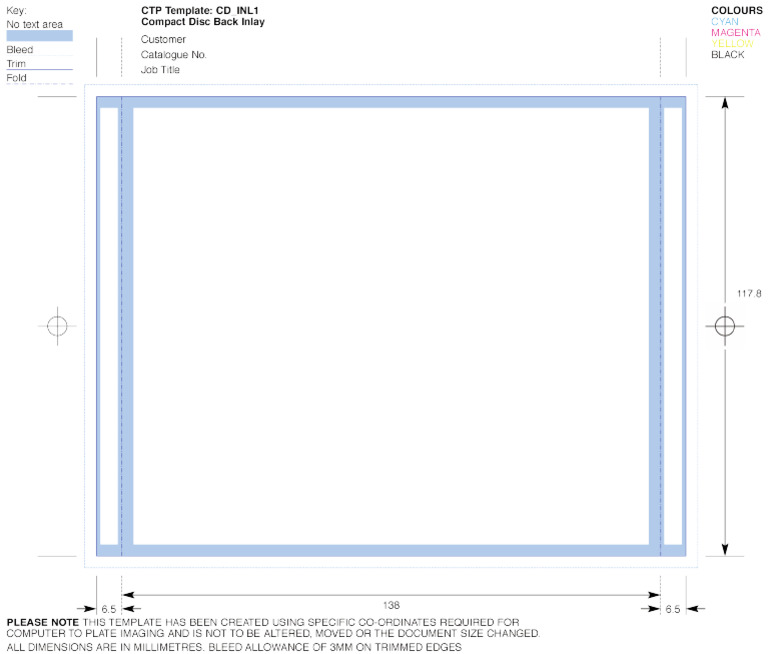 12cm CD Case Rear Tray Inlay | PDF