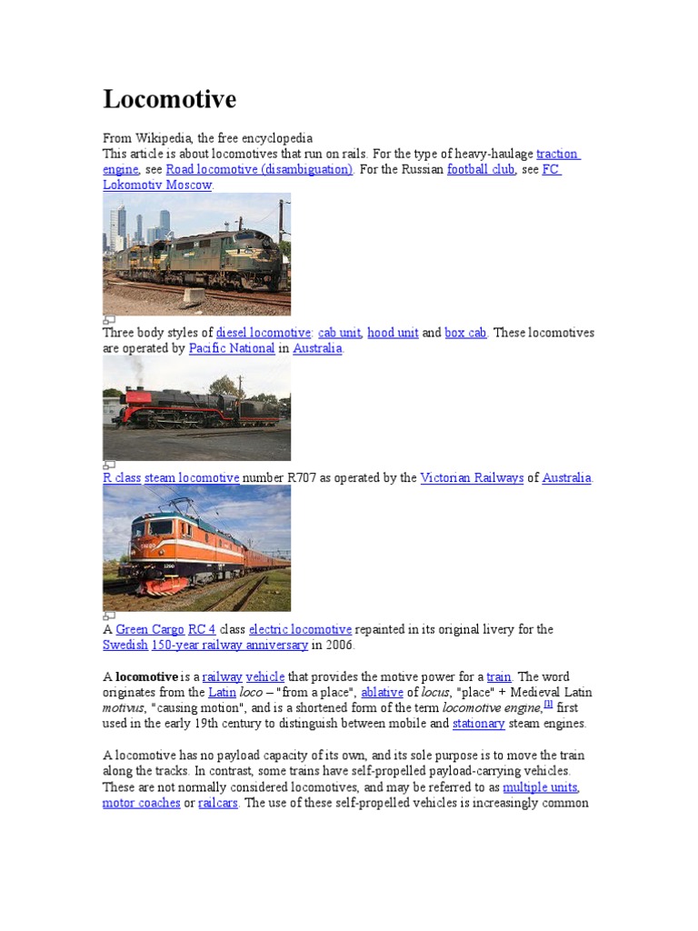 Locomotive | PDF | Steam Locomotive | Train