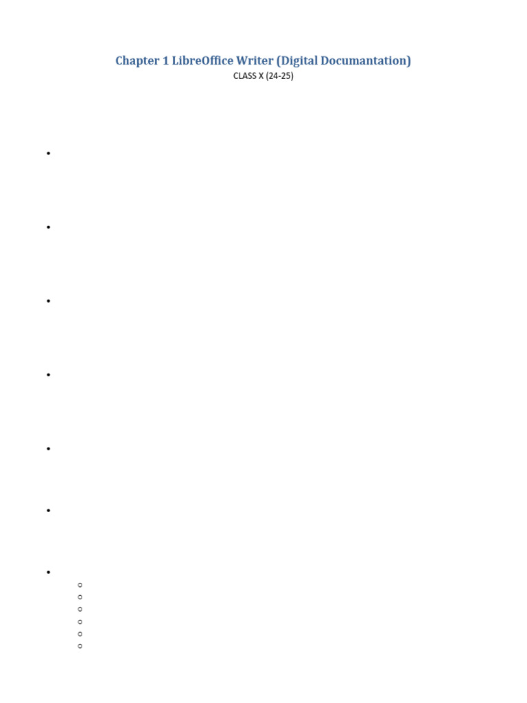 LibreOffice Writer Styles and Formatting Guide | PDF | Table Of ...