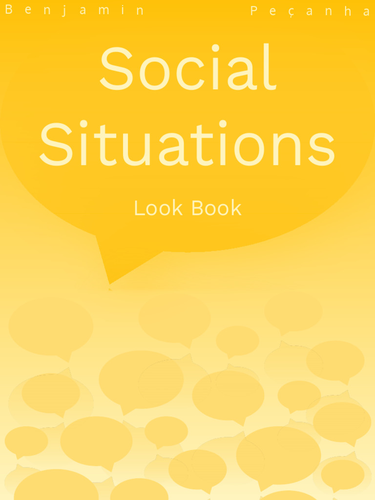 Social Situations Look-book Cover | PDF