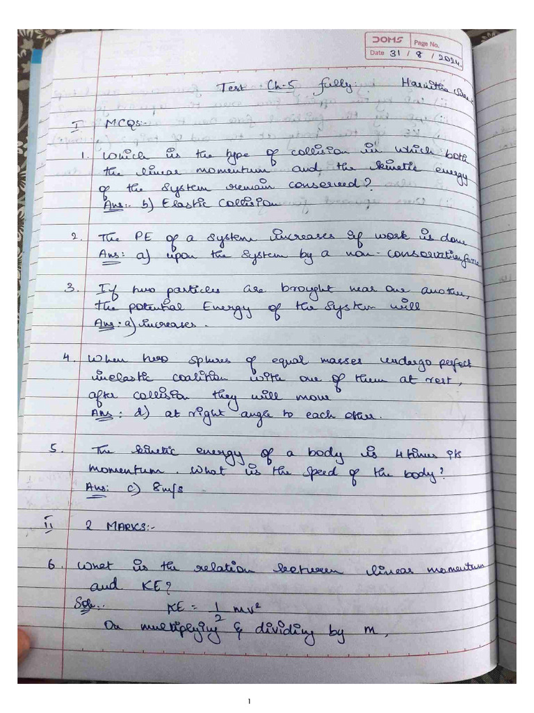 Test Ch5 Fully | PDF