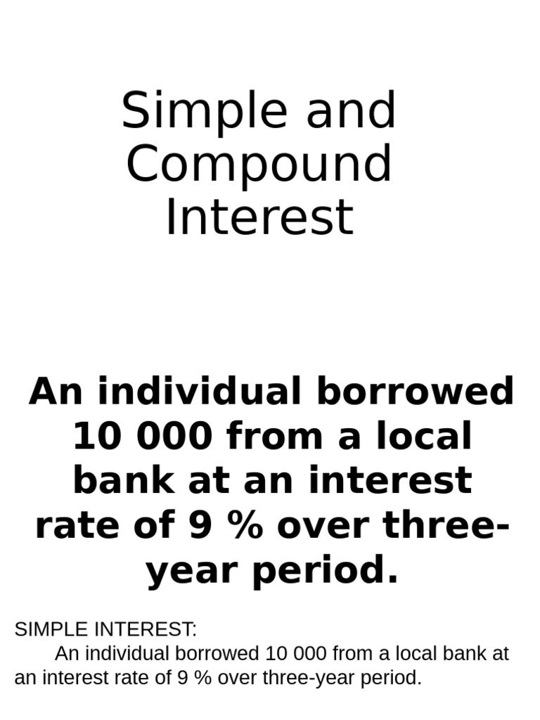 Simple vs. Compound Interest Explained | PDF | Interest | Compound Interest