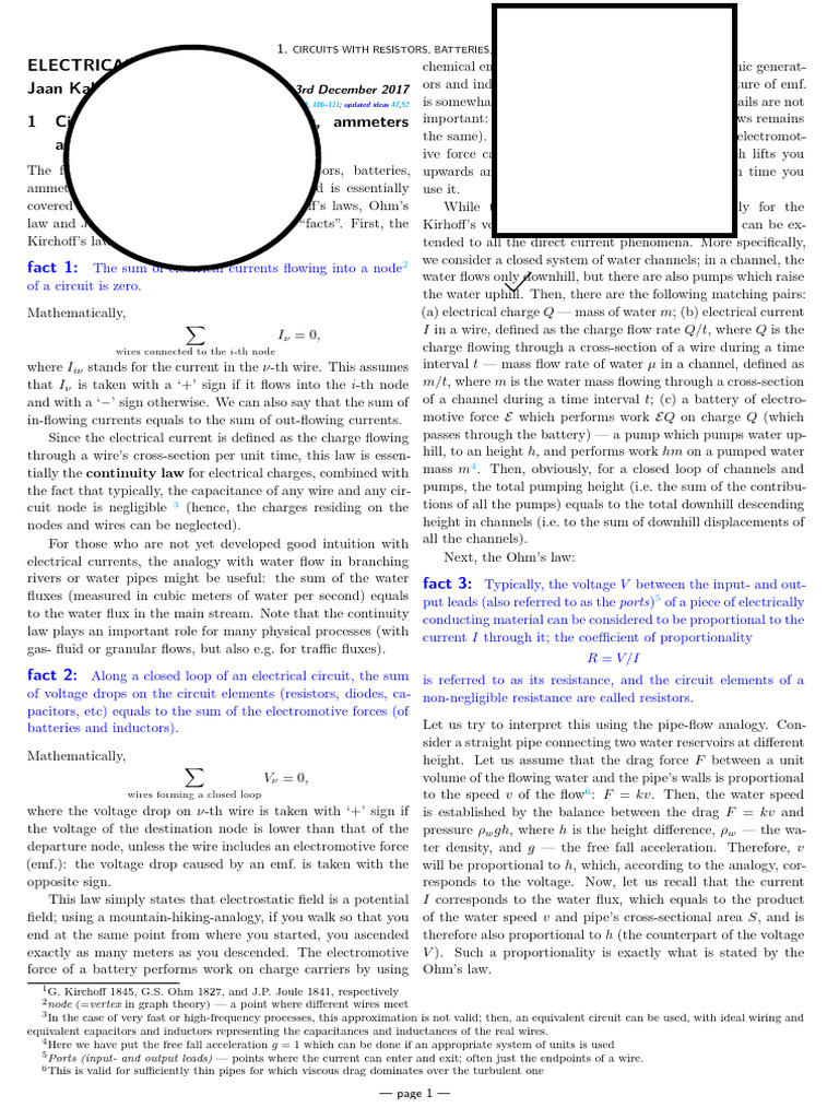 Electricity Circuits (15) | PDF | Series And Parallel Circuits | Voltage
