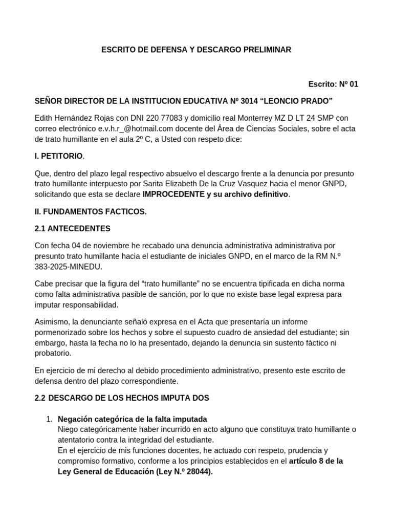 Edith Hernandez R | PDF | Debido al proceso | Presunción de inocencia