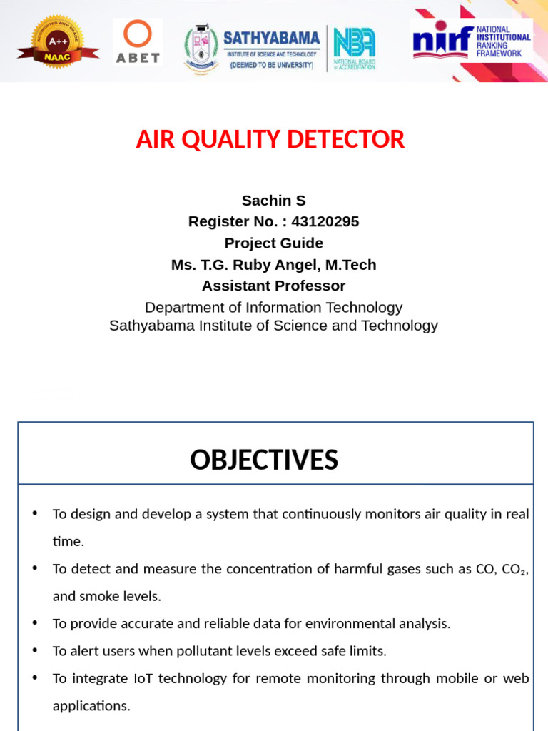 IoT-Based Air Quality Detector Project | PDF | Air Pollution | Sensor