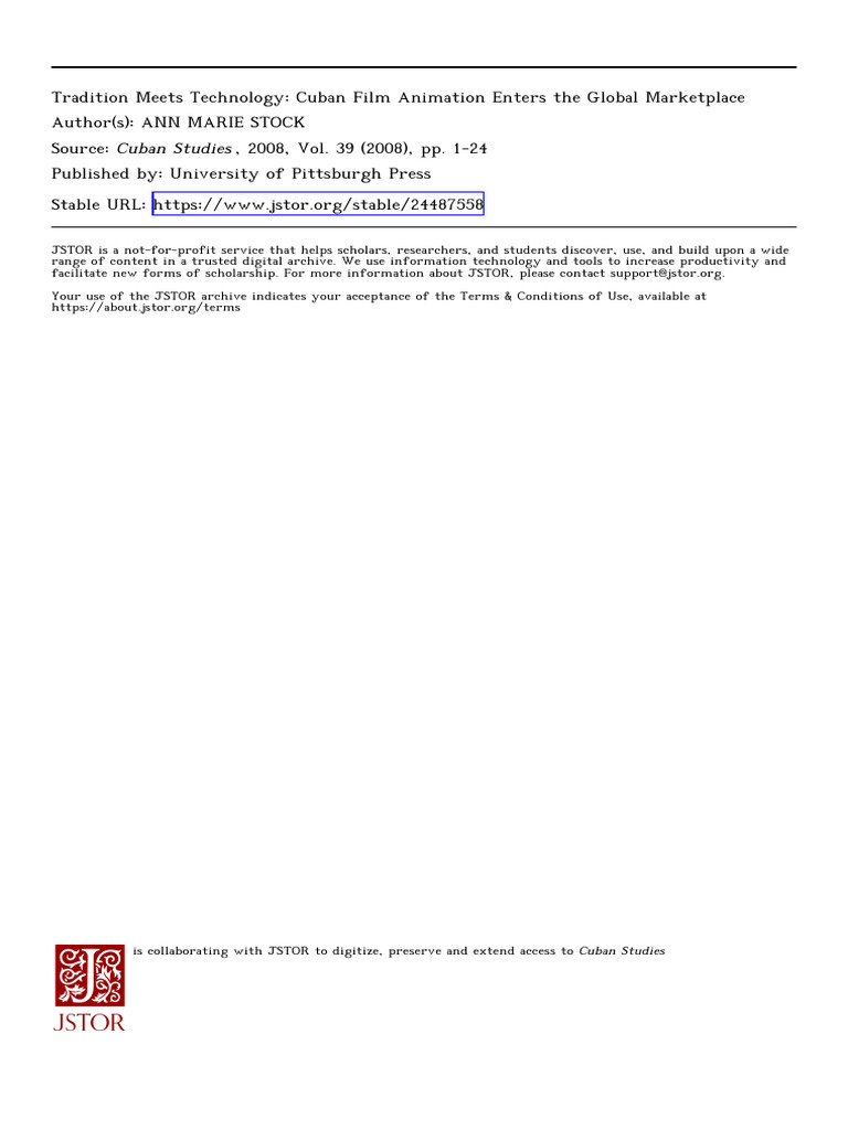 Tradition Meets Tecnology | PDF | Cuba