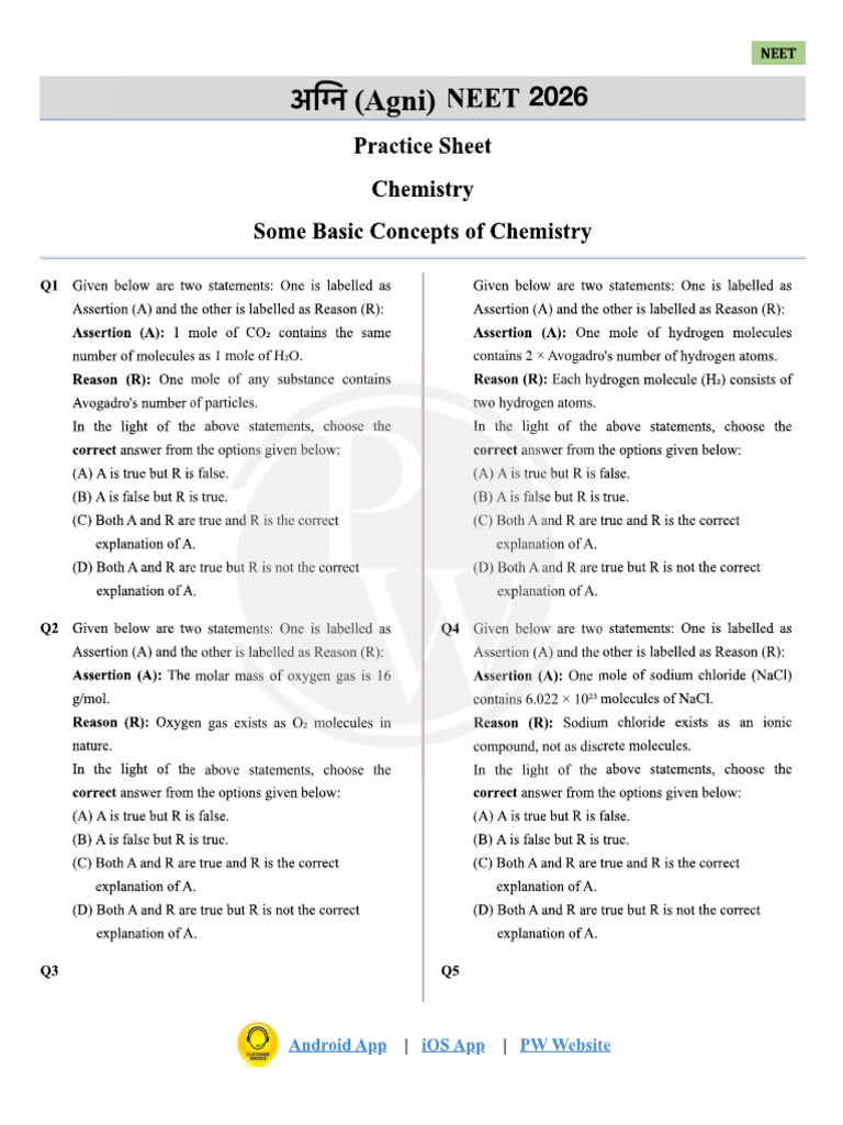 _अग्नि_Agni_Series_1_Mole_Concept_,_Atomic_Structure_,Redox_Reaction ...