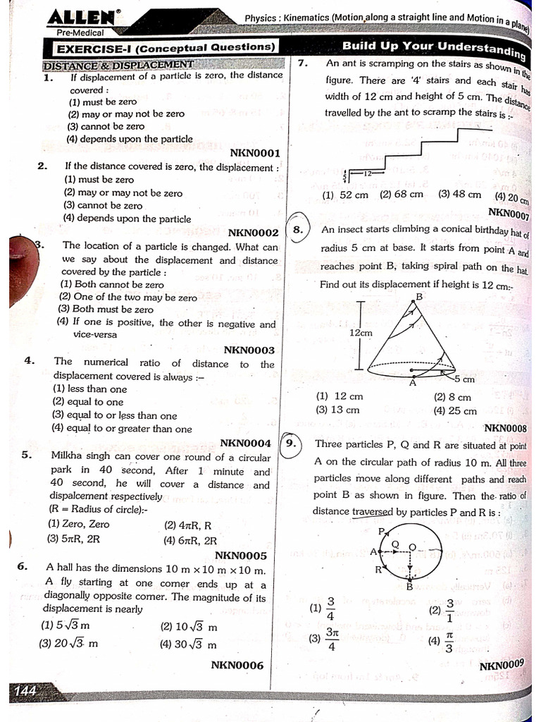 Kinematics Question | PDF