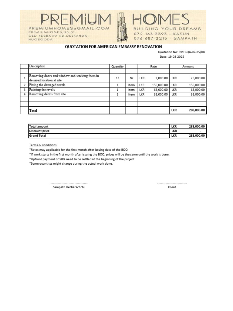 American Embassy Removing Windows | PDF