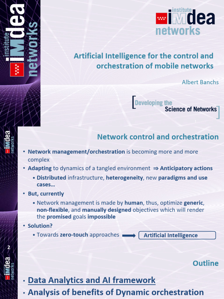 One6G Lecture Banchs | PDF | Machine Learning | Artificial Intelligence