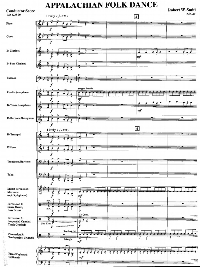 Appalachian Score | PDF