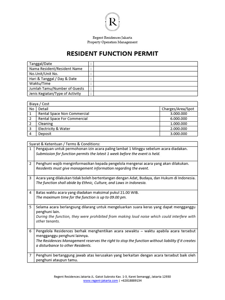 RR Form Event Charge | PDF