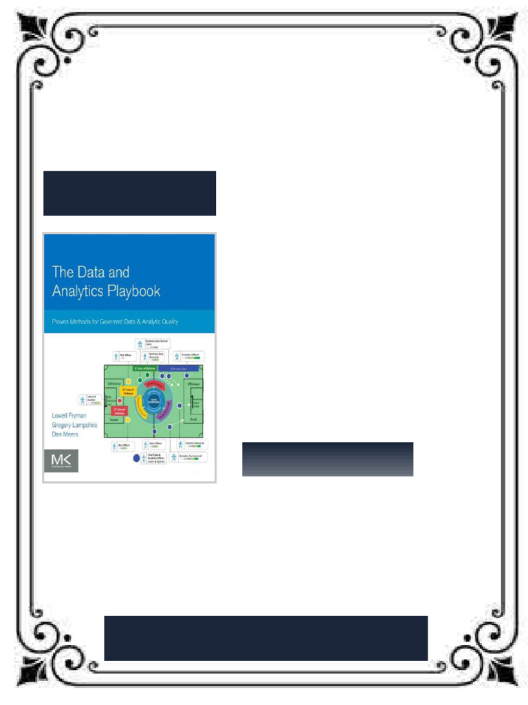 The Data and Analytics Playbook Proven Methods for Governed Data and Analytic Quality 1st ...