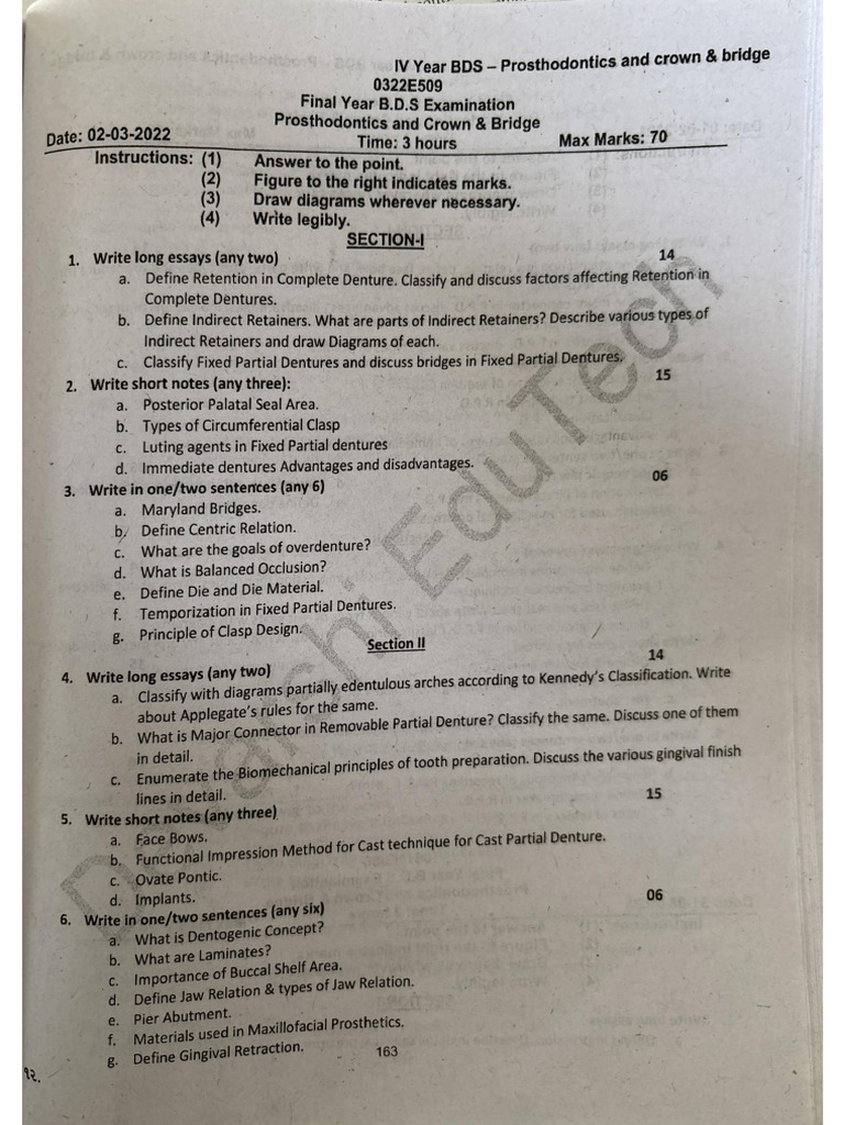 Prostho Devarshi 2 | PDF