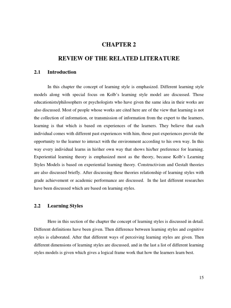 Learning Mode | Learning Styles | Perception