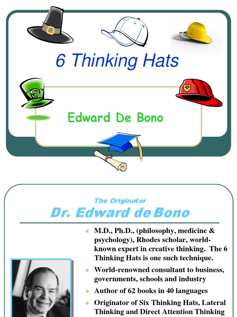 6 Thinking Hats | PDF | Thought | Epistemology