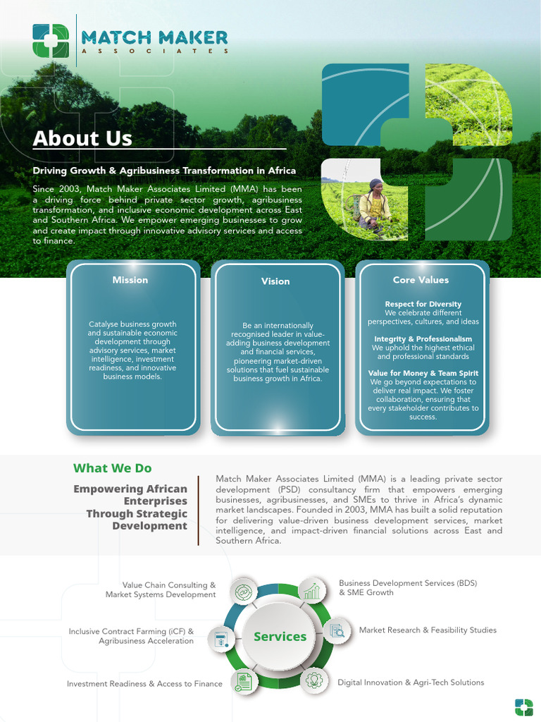Match Maker Associates Profile | PDF | Smallholding | Tanzania