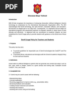 AI Use Declaration for Assignments | PDF | Artificial Intelligence ...
