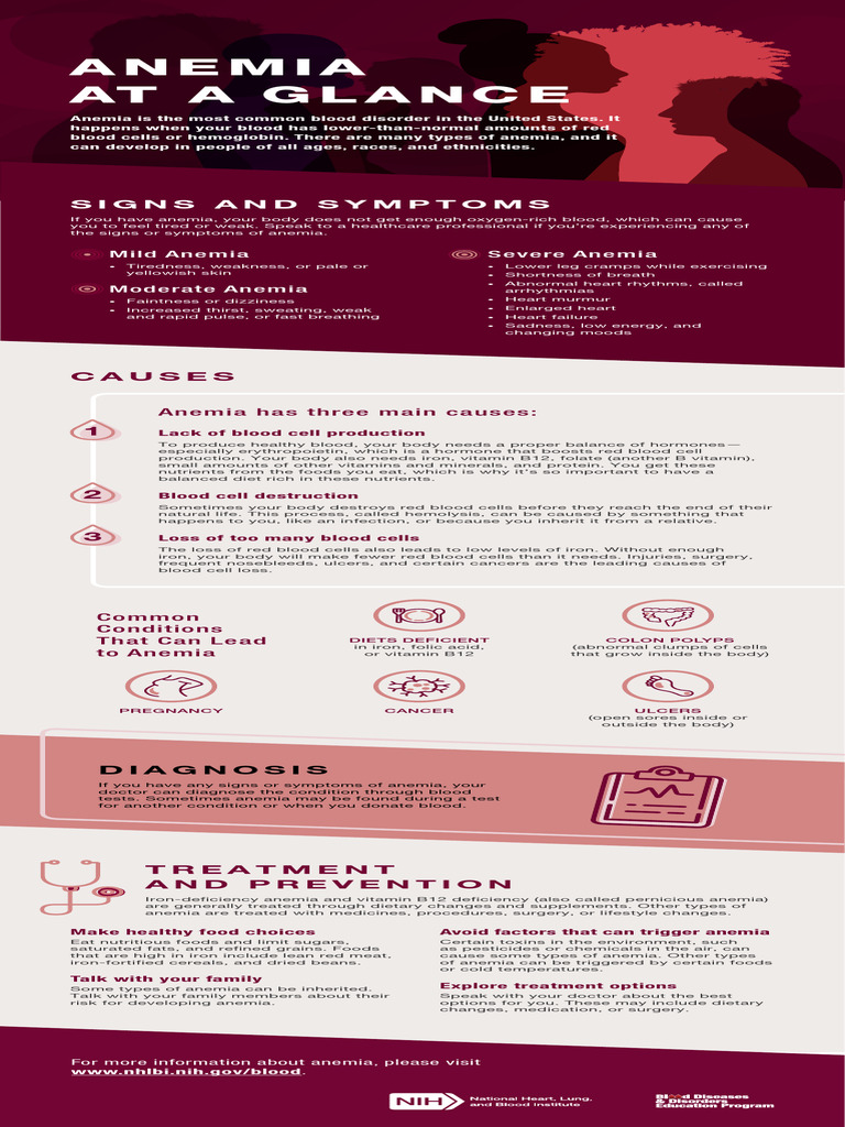 Understanding Anemia: Causes and Symptoms | PDF | Anemia | Vitamin B12