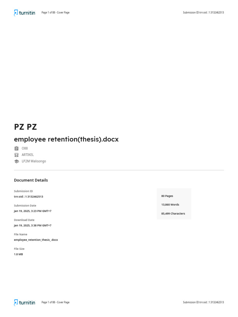 employee_retention_thesis_ | PDF | Citation | Reference