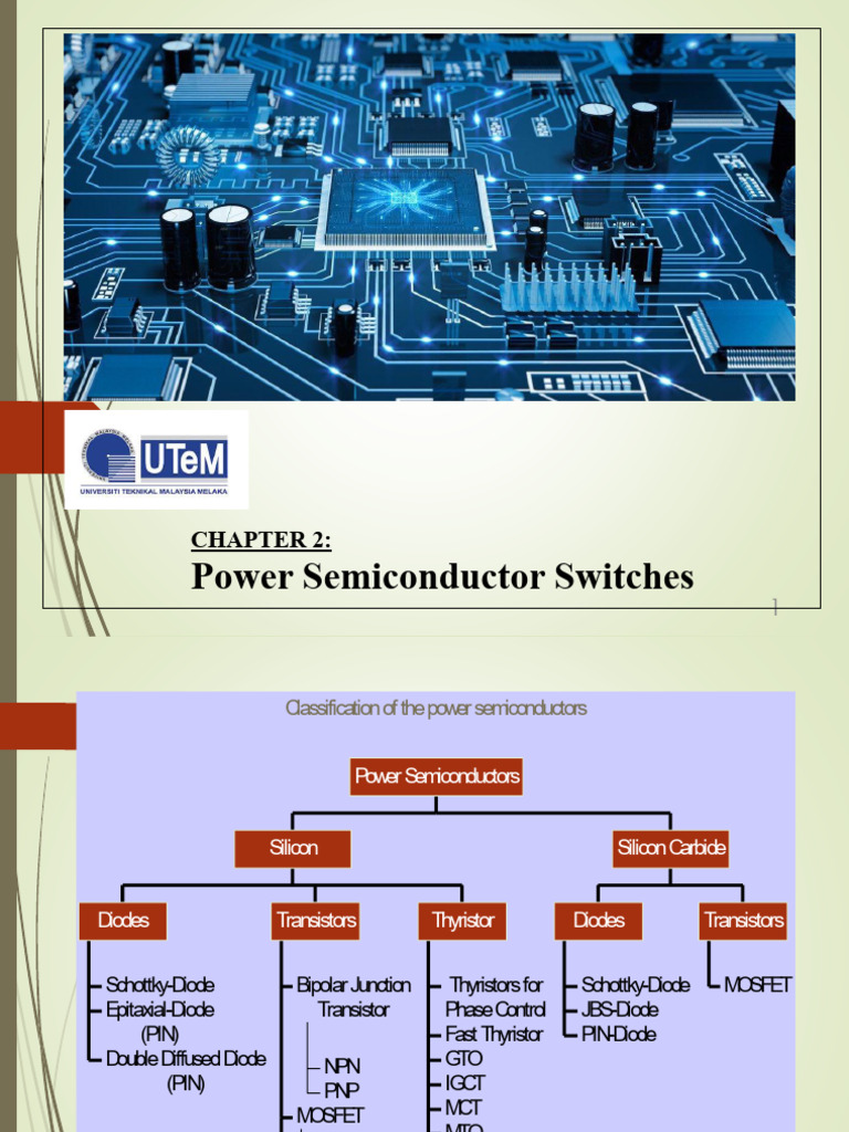 Power Semiconductor Switches Overview | PDF | Field Effect Transistor ...